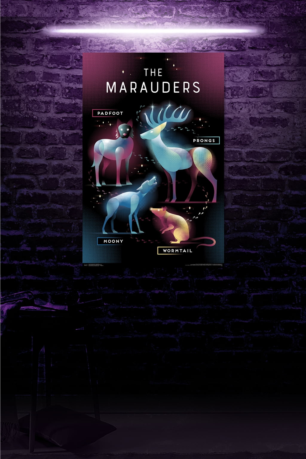 Buy Neon - Harry Potter - Marauders Poster Online at Lowest Price in ...