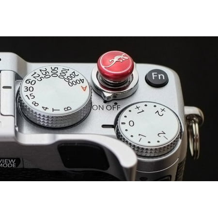 Lensmate Lizard Soft Release Button - Red - fits Any Standard Threaded ...