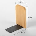 Muso Wood Decorative Bookends, Non-Slip, Heavy Duty Support for Books ...