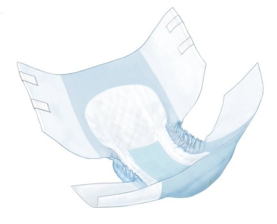 Simplicity Adult Brief Tab Closure Large Disposable Moderate Absorbency ...