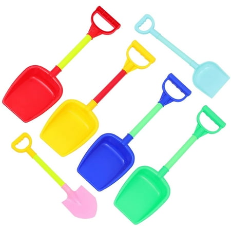 Shao5man 6pcs Mini Beach Diggers Sand Scoop Shovels Kids Beach Spades ...