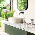 Bathroom Accessory Set 6 Piece with Branch blossoming cherry tree white ...