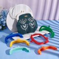 10Pcs 10 Colors Plastic Kiss Lock Purse Frames Purse Knitting ...