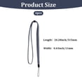 6Pcs Polyester Neck Straps Name Card Straps with Plastic Findings Gray ...
