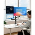 Dual Monitor Stand for Desk, Taller Monitor Arms for 2 Screens up to 32 ...