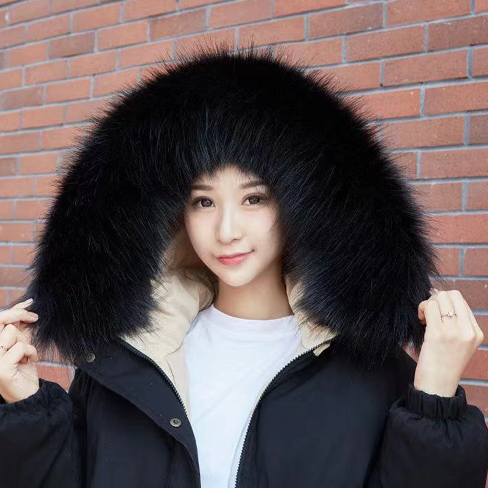 Click here for Trayknick Faux Fur Collar Fashionable Bushy Diy So... prices