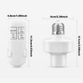 Smart Home Control Panels Wireless Remote Control Light Lamp E27 Screw ...