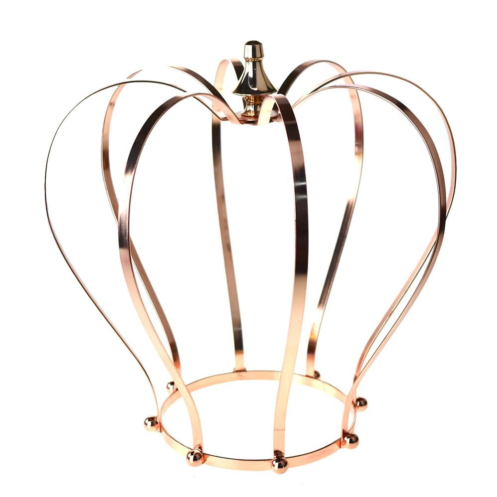 Decorative Metal Crown Table Centerpiece, Rose Gold, 14-Inch - Walmart.com