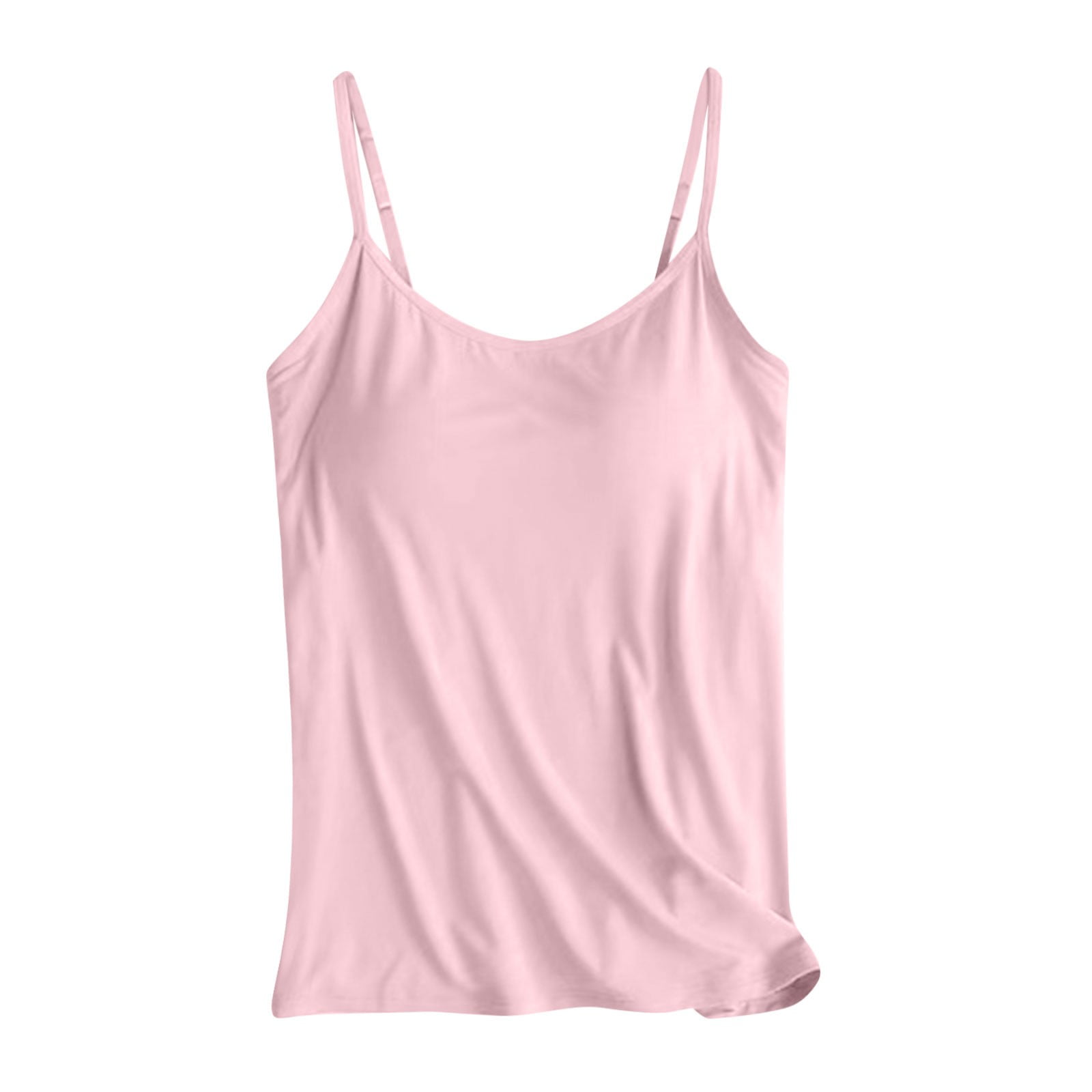 DORKASM Tank Tops With Built In Bras Racerback Padded Camisoles ...