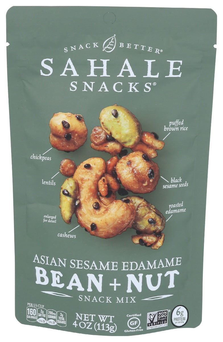 Asian Sesame Edamame Bean Nut Snack Mixes, 4 oz, 1 Pack - Walmart.com