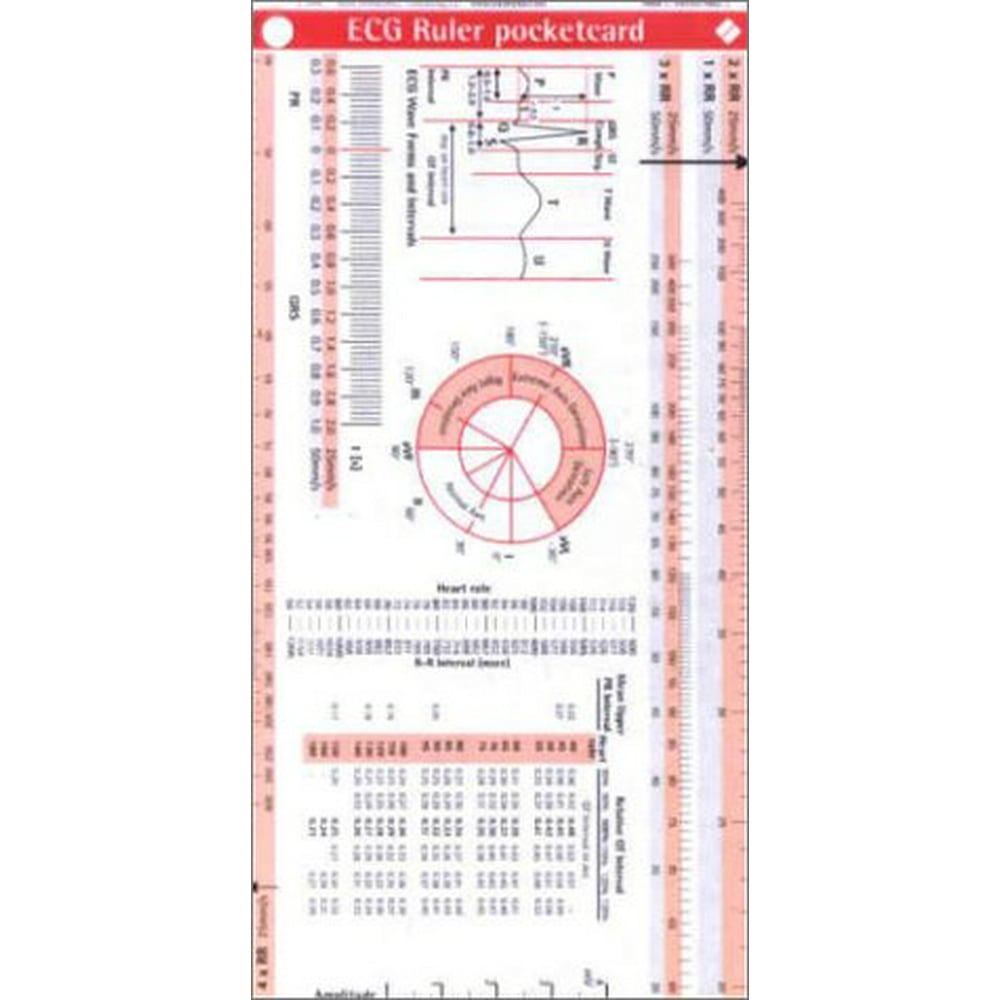 ECG Ruler Pocketcard - Walmart.com - Walmart.com
