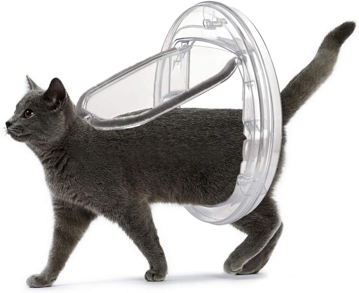 Gatera mate para gatos con bloqueo de 4 vías, fácil de instalar y usar ...