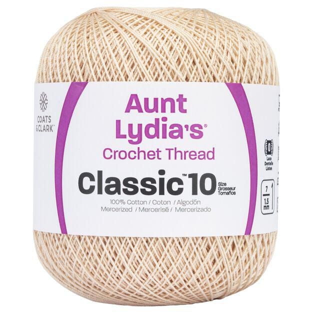 Click here for Aunt Lydias Classic Natural Crochet Thread  350 Ya... prices