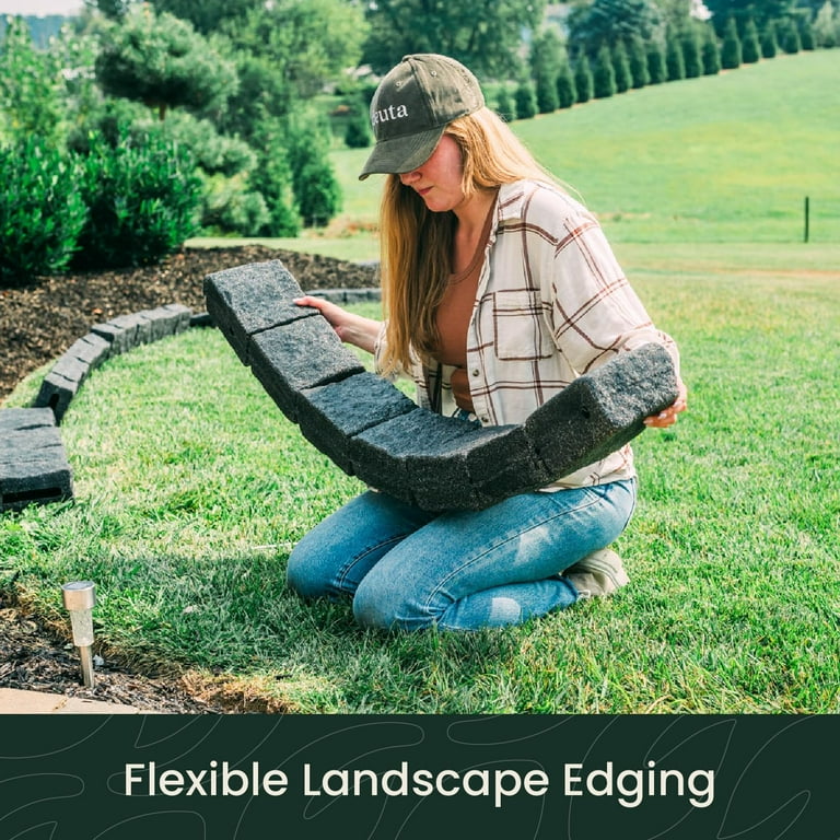 Decroative Interlocking Landscape Edging 16 Beautiful Garden Edging