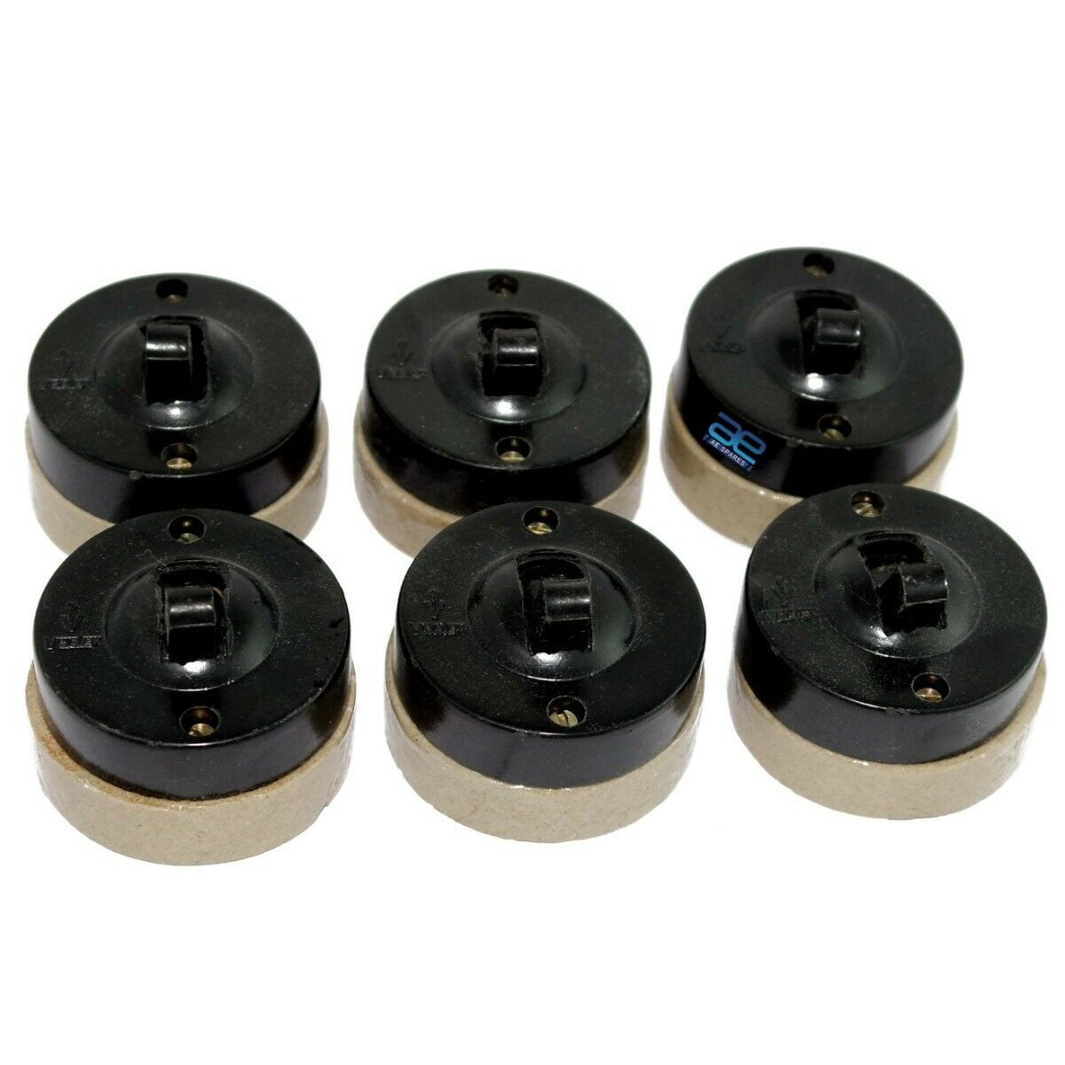 Vitreous Ceramic Porcelain Bakelite Electric Switch 6 Amp 240 Volt ...