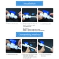 1/4" Female Thread x 1/4" PE Hose Ball Valve, Push-In Quick Connect ...