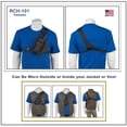 Holsterguy RCH-101B Chest Harness Pack with Adjustable Single Radio ...