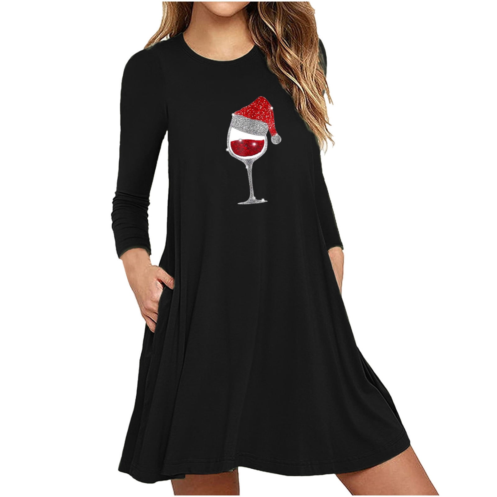 Click here for Blvb Fall Dresses For Women Crewneck Christmas Pri... prices