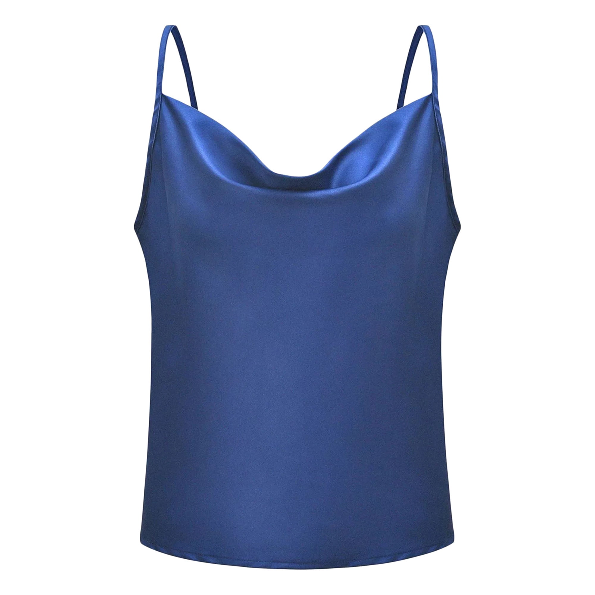 Click here for Gupgi Women Satin Tank Tops Casual Sleeveless V Ne... prices