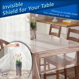 Mainstays Clear PEVA Table Protector 60" x 102" Rectangle - Walmart.com