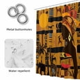 Black Women Giraffe Elephant Tree Shower Curtain Set, Waterproof Shower ...