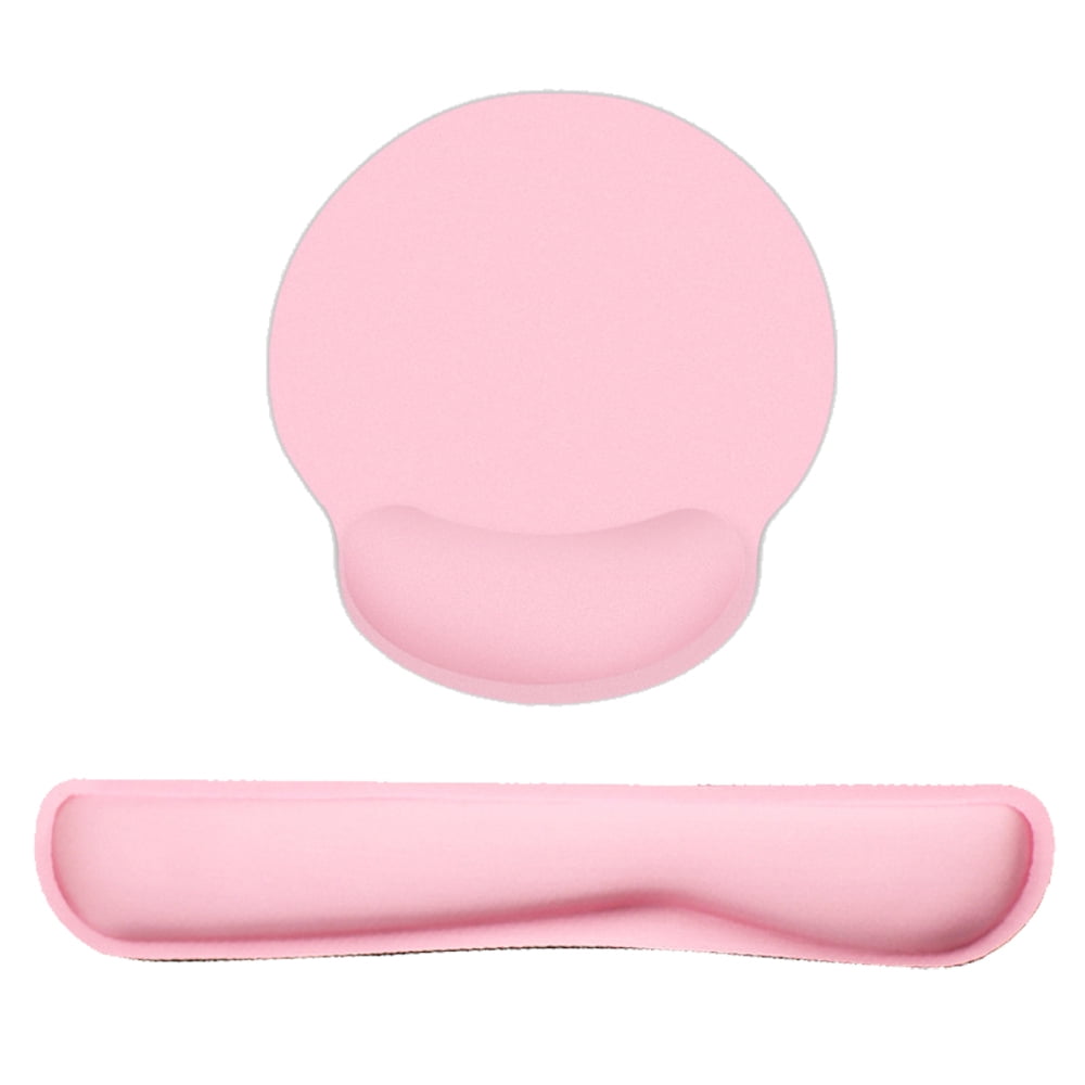 Mouse pad with Wrist Rest, Memory Foam Keyboard Pad, Easy Typing, Pain ...