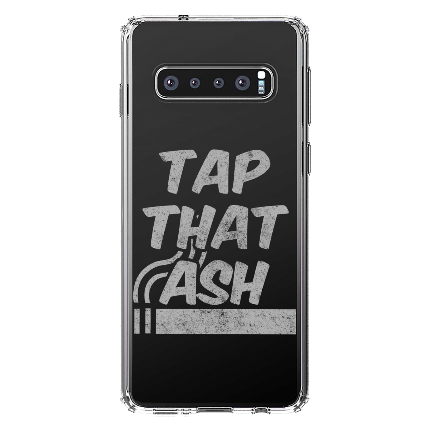 DistinctInk Clear Shockproof Hybrid Case for Samsung Galaxy S10+ PLUS ...