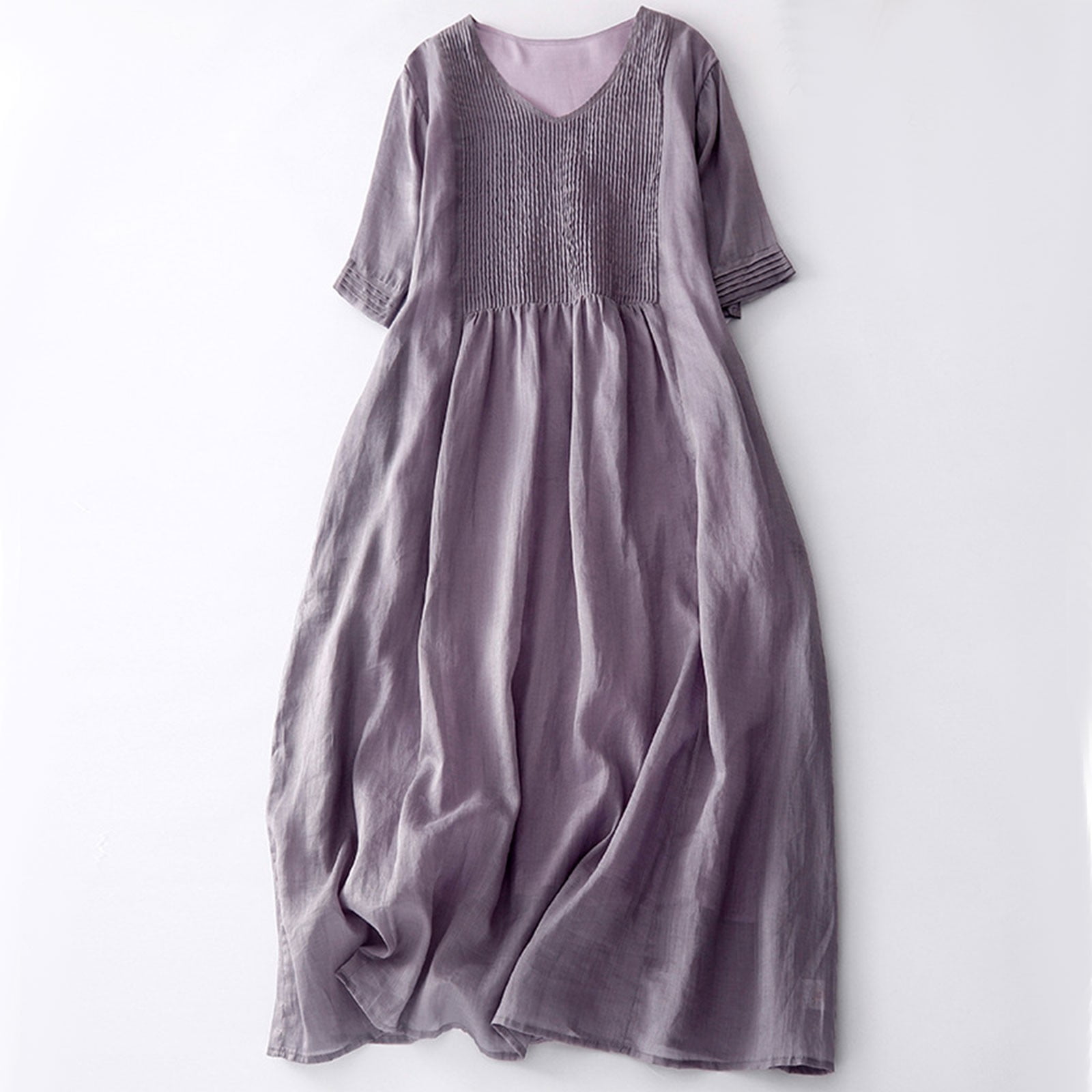 Click here for Fankiway Summer Womens Cotton Linen Solid Loose Sh... prices