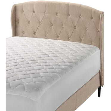 JML Fitted Mattress Pad Cover For Queen Bed -Quilted Mattress Protector ...