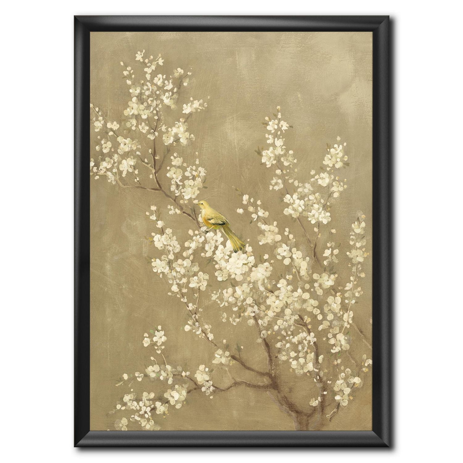 Click here for Designart White Cherry Blossom Iii Framed Wall Art... prices