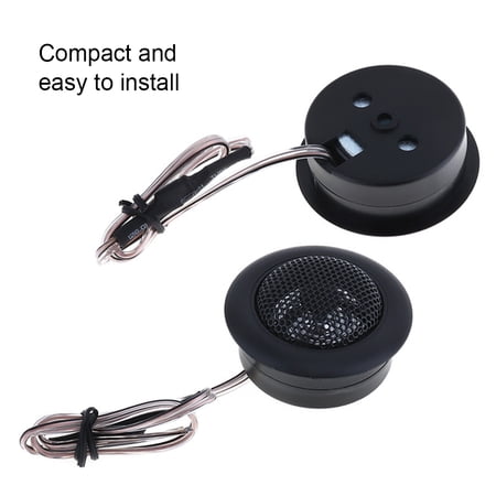 Pack of 2 Car Speaker Car Audio Speaker Handily Install Tweeter Compact ...