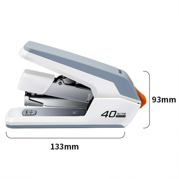 50 Sheets Easy Stapler, Desktop Stapler One Finger Stapler, Portable ...