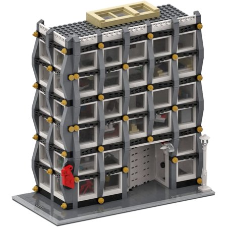 MSYMY Modular Compact Modern Corner Architecture Building Blocks, DIY ...