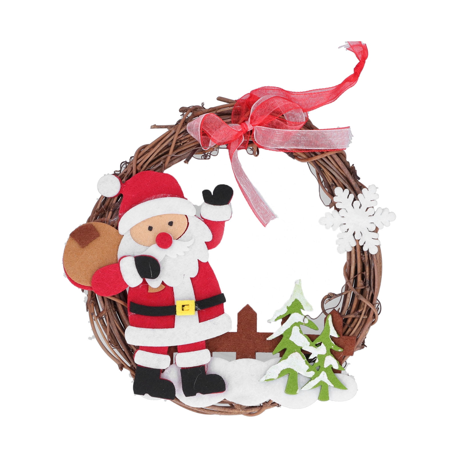 Corona navideña, corona navideña para puerta, coronas navideñas de PVC ...