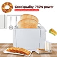 BIMZUC 2 Slice Toaster, Stainless Steel Smart Bread Toaster with 6 ...