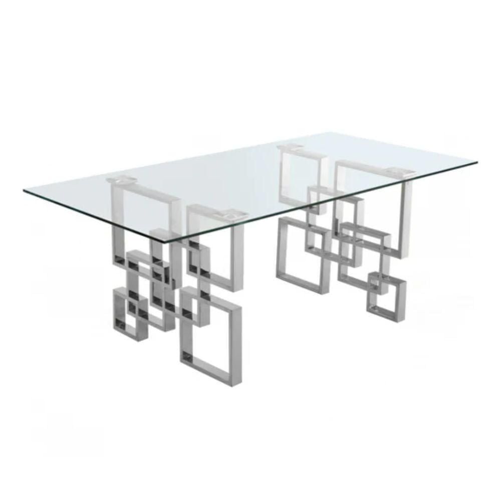 Click here for Heavenlycollection Clear Table 29.5 H X 72 W X 36... prices