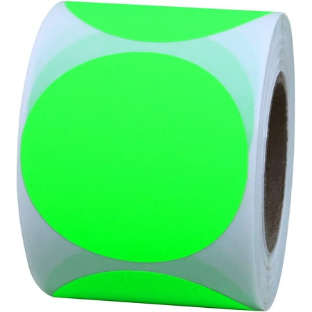 Hybsk 2 Inch Fluorescent Green Blank Target Pasters for Shooting 300 ...