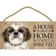 SJT / PCSCP Pug A House is not a Home Without a Pug (tan) - 5" x 10 ...