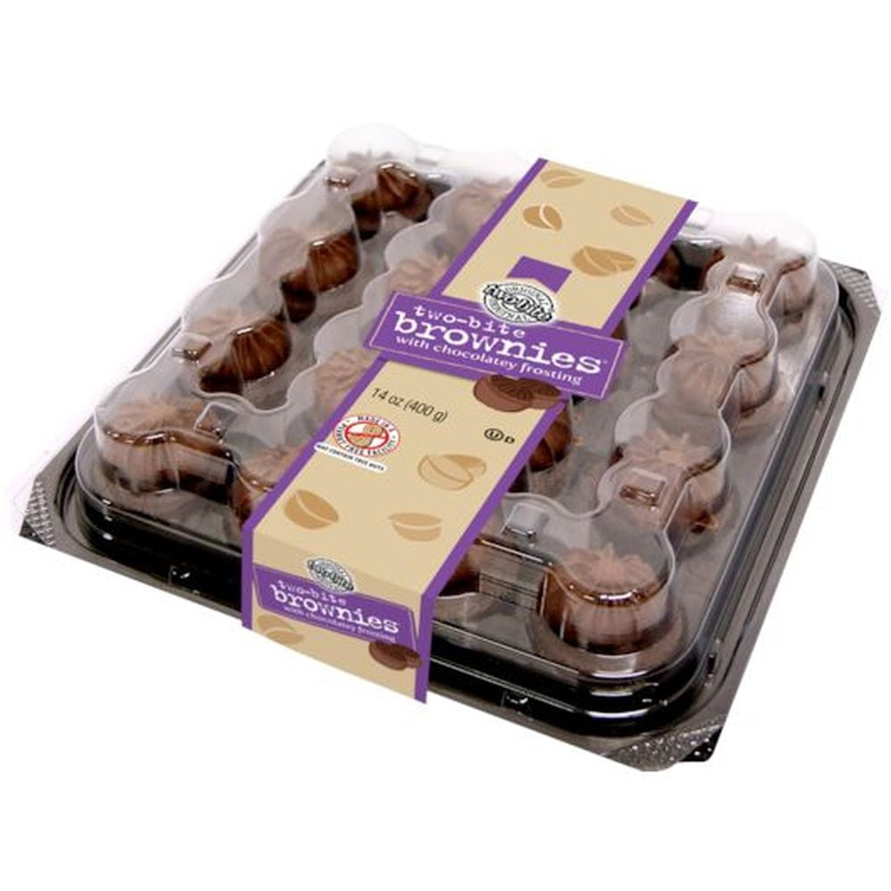 Two Bite Party Platter Brownies with Chocolate Frosting, 14 Ounce -- 12 ...