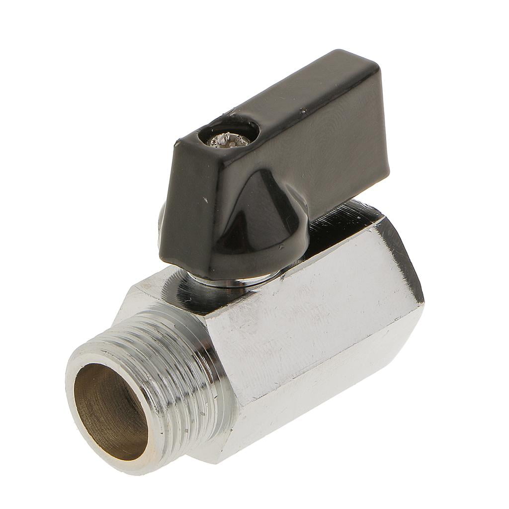 Female -3/8 NPT Threaded Full Port Brass Ball Shut Off Switch - Walmart.com
