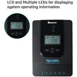 Renogy Li Rover 40A MPPT Controller with 12V/24V DC, Bluetooth & LCD ...