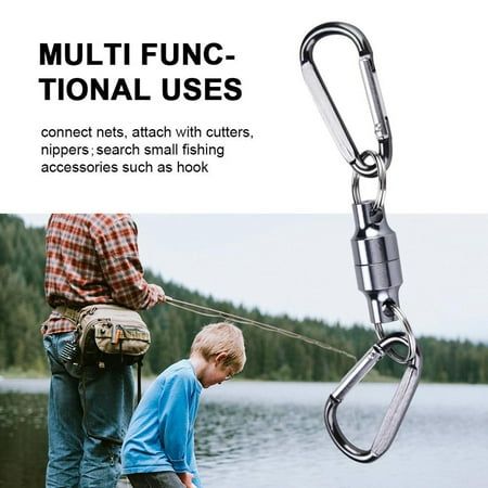 Fishing Buckle Fly Fishing Net fishing lanyard holder fishing Release ...