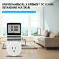 Dcenta Digital Timer Switch Socket Digital Electronic Timer Switch Lcd