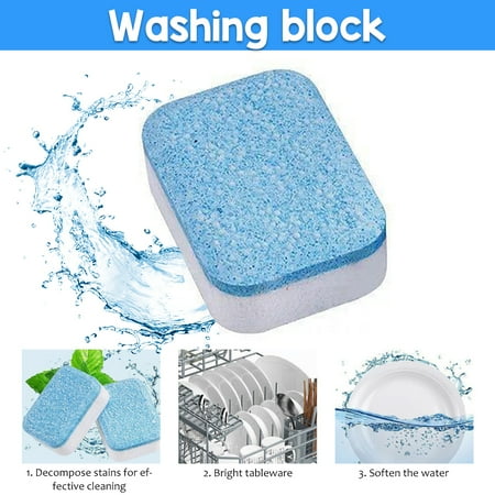 Dishwasher Detergent Tablets, Dish Cleaning Refill Tabs Fresh Scent ...