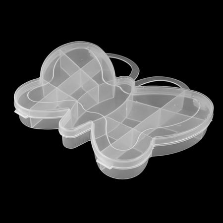 Household Plastic Butterfly Design 13 Compartments Container Storage ...