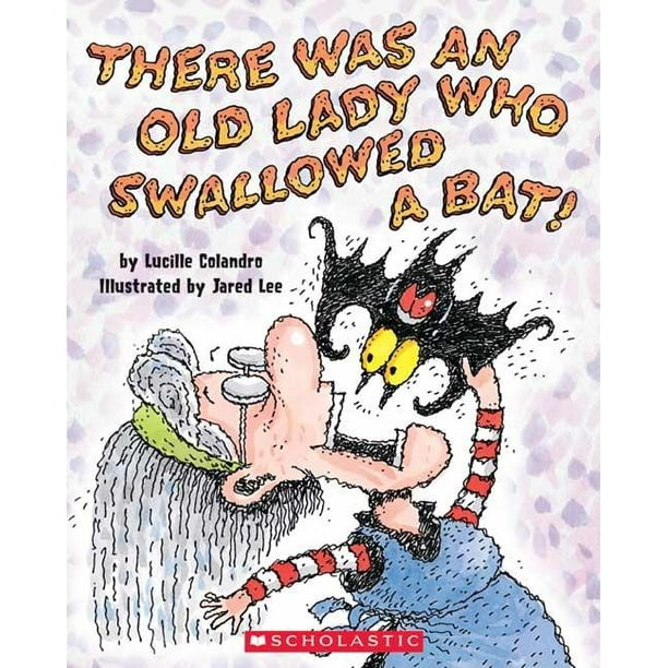 There Was an Old Lady Who Swallowed a Bat! (Paperback) - Walmart.com