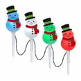 GEMMY Set of 4 Lightshow Color Motion 20 in. Christmas Pathway LED ...