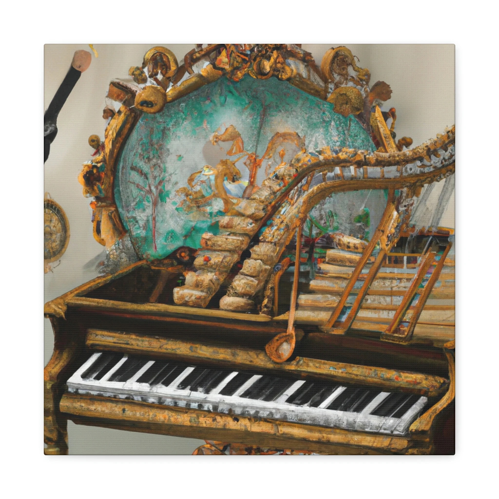 Xylophone Musical Masterpiece - Canvas - Walmart.com