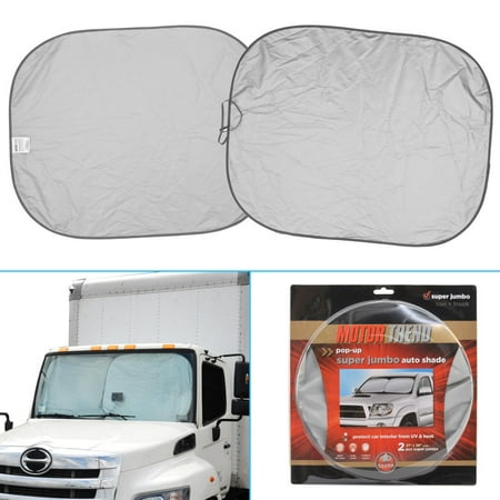 Motor Trend Pop Up Auto Car Sunshade for Windshield - 2 Pack Car SUV ...