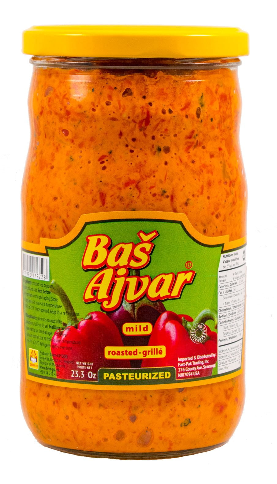 Bas Ajvar-Mild, 23.3 oz - Walmart.com